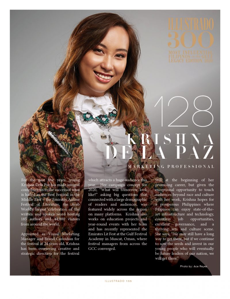 Krishna Dela Paz - Illustrado 300 Most Influential Filipinos in the ...
