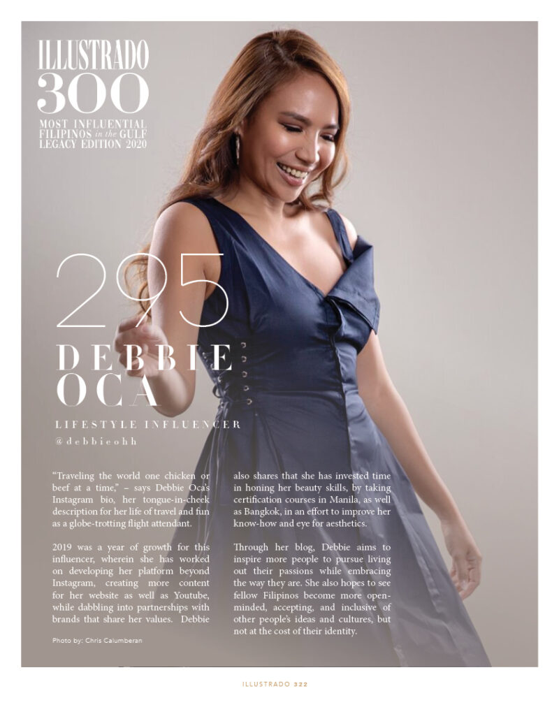 Debbie Oca - Illustrado 300 Most Influential Filipinos in the Gulf ...