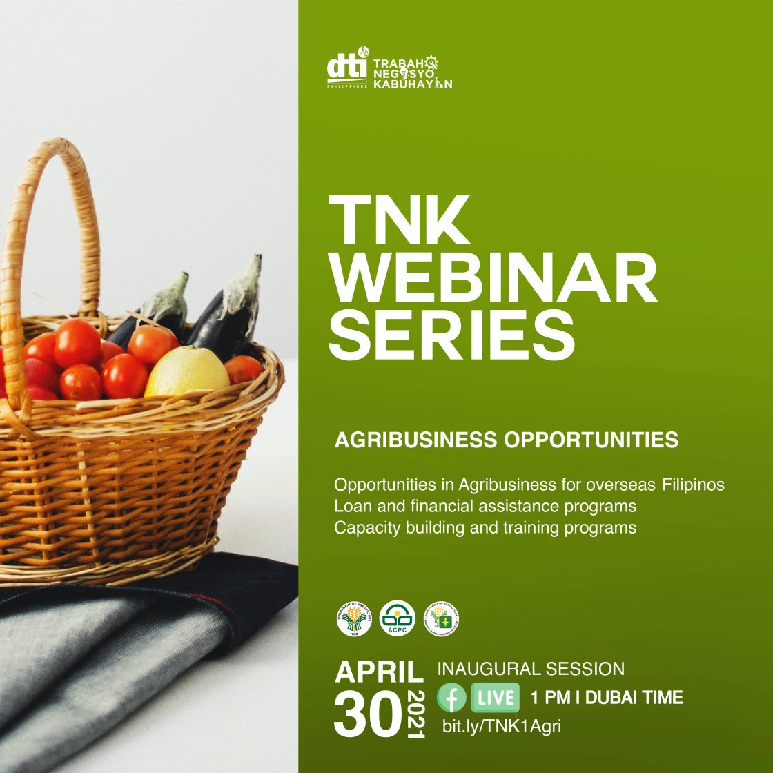 DTI promotes agricultural entrepreneurship in upcoming webinar series ...